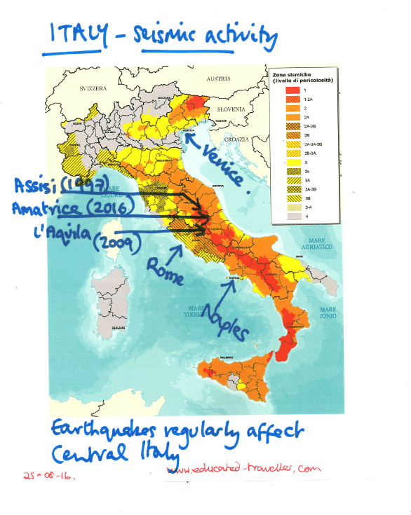 Earthquakes in Italy – The Educated Traveller