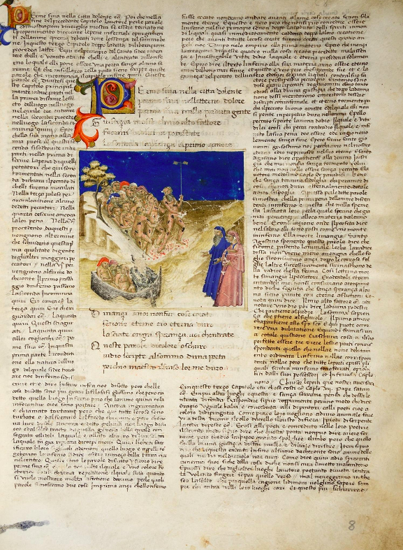 Dante – an early manuscript from Biblioteca Guarneriana, Italy – The ...